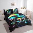 Castle Fairy Neon Baseball Pitcher Print King Bedding 7pcs, Ice Cream ...