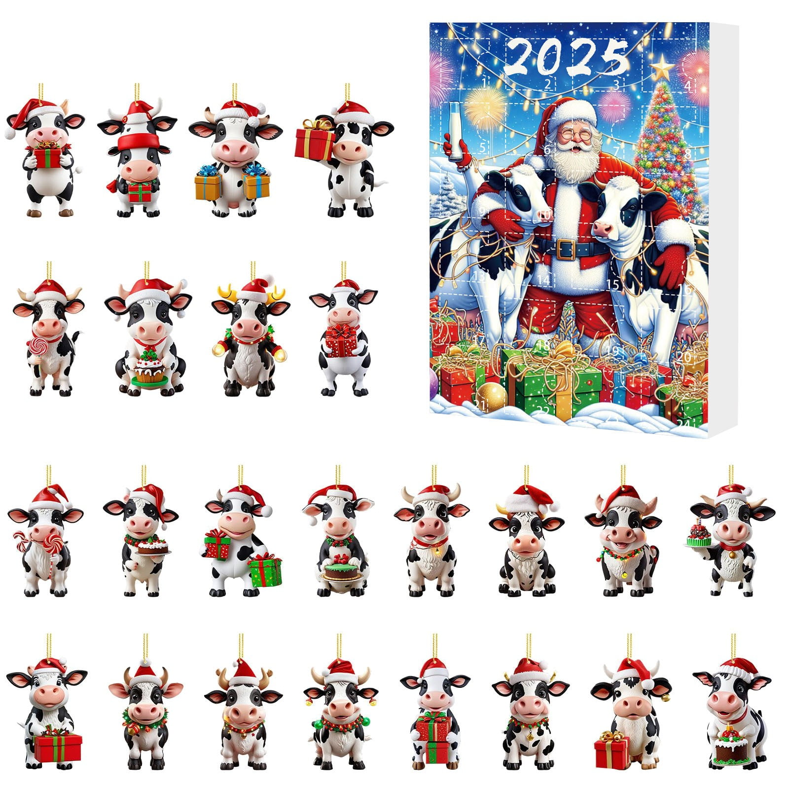 Countdown Surprise Mystery Advent Calendar Set Collectible Toy For Kids ...