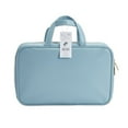 Jessica Simpson Light Blue PVC Weekender Bag with Gold Zipper and ...