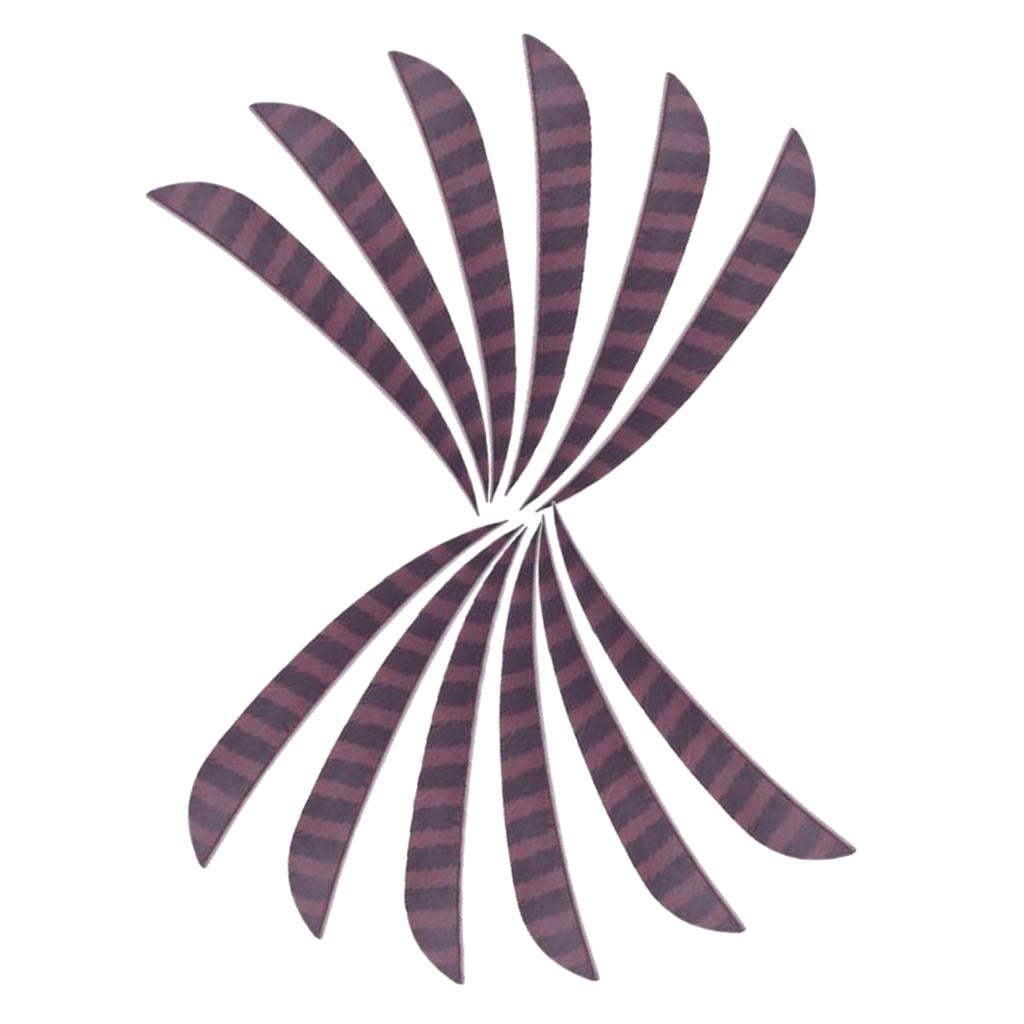 12pcs 5 Inch Turkey Feather Fletching Fletches Wing Feathers Vanes ...