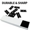EXLEAF 200Pcs Plastic Razor Blades,Double Edged Plastic Blades,Safety ...