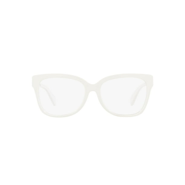 MICHAEL KORS MK4091 PALAWAN 3100 Optic White Square Eyeglasses 52mm ...