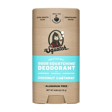 Dr. Squatch Fresh Falls Men's Natural Deodorant with Odor-Squatching ...