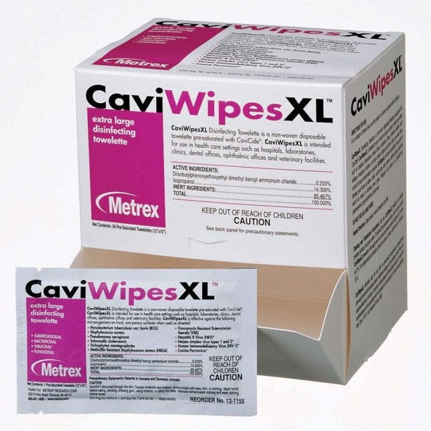 Click here for Caviwipes Xl Disinfecting Towelette Packets 50/Box... prices