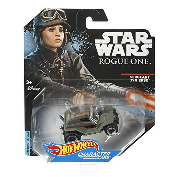 Hot Wheels Star Wars Rogue One Character Car Sargeant Jyn erso | Bodega ...
