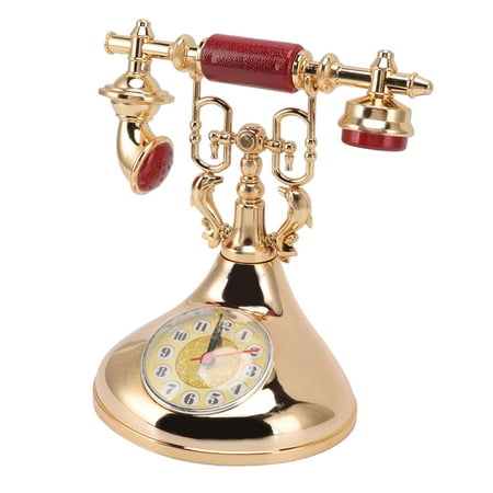 Retro Clock Ornaments,Vintage Telephone Alarm Clock Retro Telephone ...