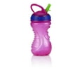 Nuby Toddler Trainer, 2 Pack 10 Ounce Spill-Proof Flip-It Straw Sippy Top Cup, Baby Cups, Colors ...