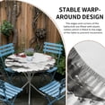 Chinese Mountain Round Tablecloth for 36-44 Inch Tables,Fitted Table ...
