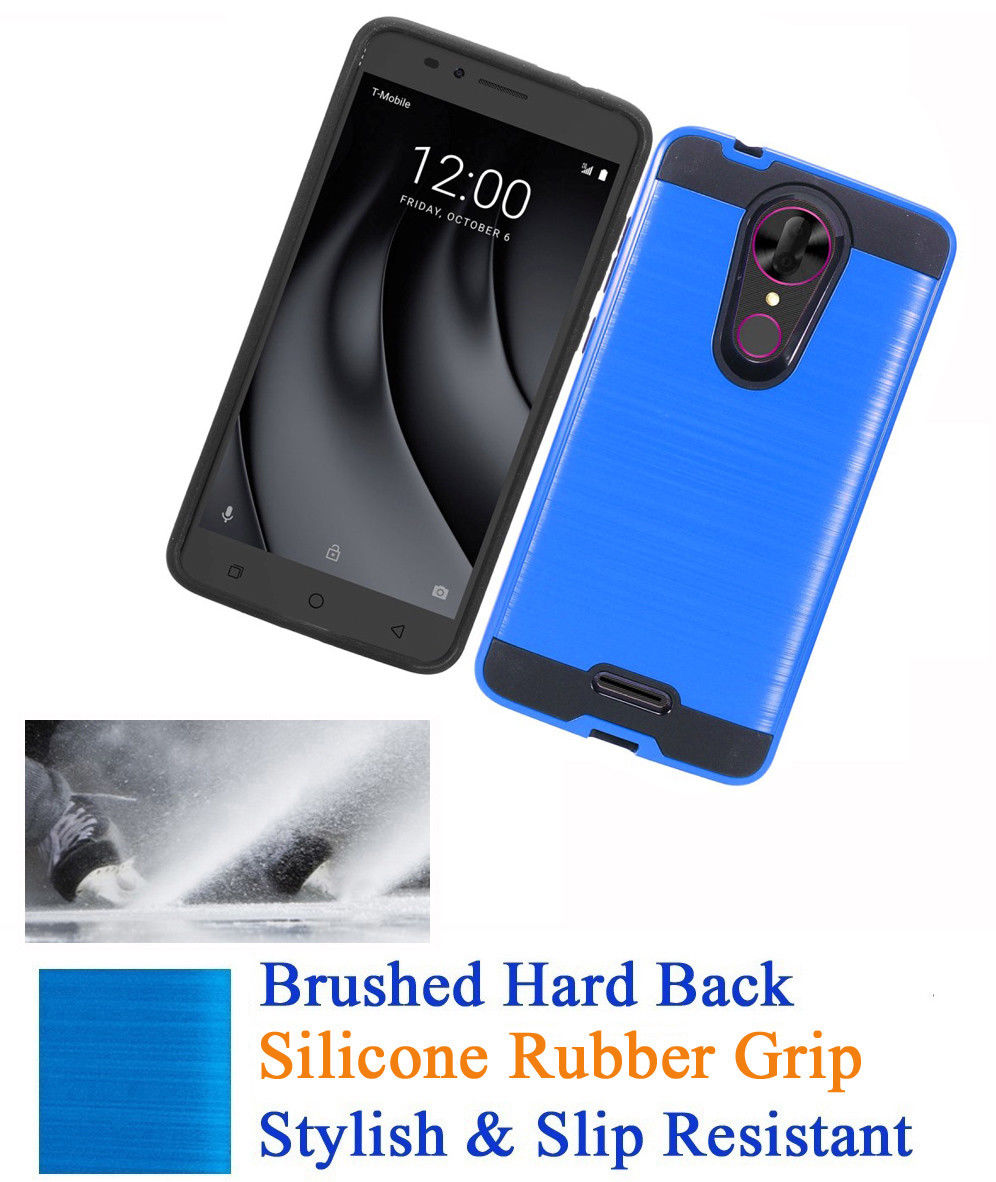 for 6" T-Mobile REVvL + PLUS Case Phone Case Brushed Hard Back Slip ...