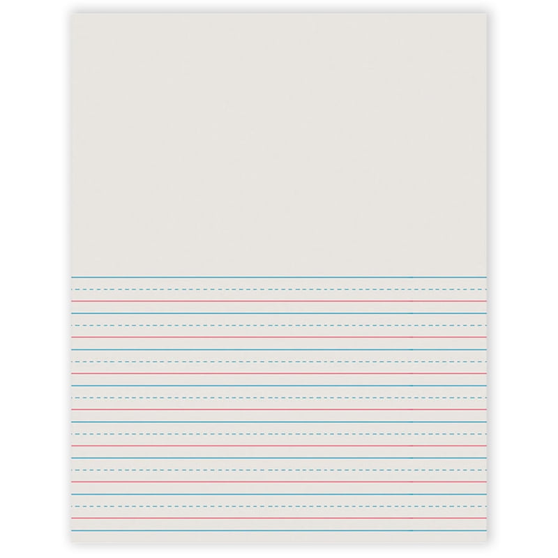 Newsprint Handwriting Paper, Picture Story, Grade 2, 1/2" x 1/4" x 1/4 ...