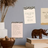 Modern Animal Print Sticky Notes / 4" x 6" Repositionable Sticky Note ...