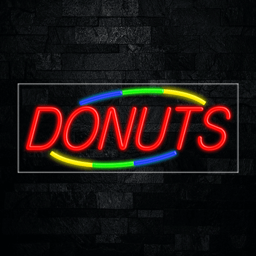 Donuts-LED Neon Sign 30"L x 12"H #30785 - Walmart.com
