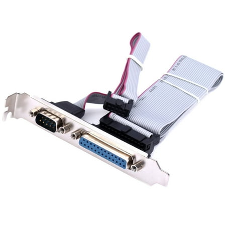 axGear Motherboard DB25 Com Port Serial Parallel Header Cable Bracket ...