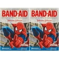 Band-Aid Adhesive Bandages, Marvel Spiderman, Assorted Sizes 20 Ct, 2 ...