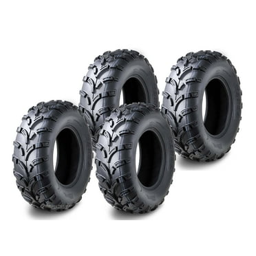 Wanda Set of 4 ATV/UTV Tires - 25x8-12 Front & 25x10-12 Rear, 6PR P373 ...