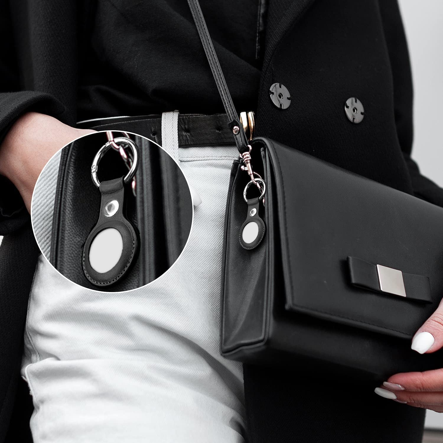 Click here for Hotelus Airtag Holder For Luggage  Airtag Keychain... prices