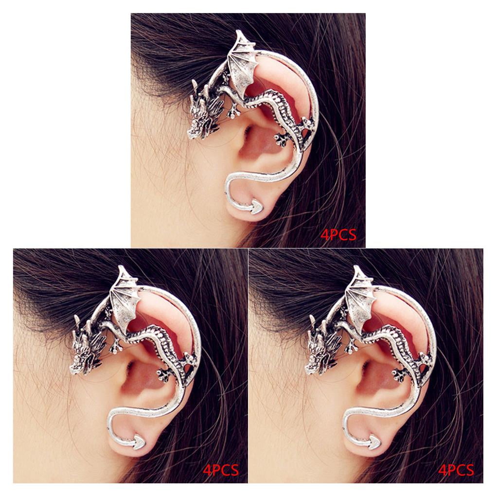 Click here for Relayinert Gothic Punk Dragon Cuff Ear Clip On Ear... prices