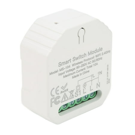 Smart Switch Module, 2.4GHz ABS Remote Control Timing Switch For Home ...