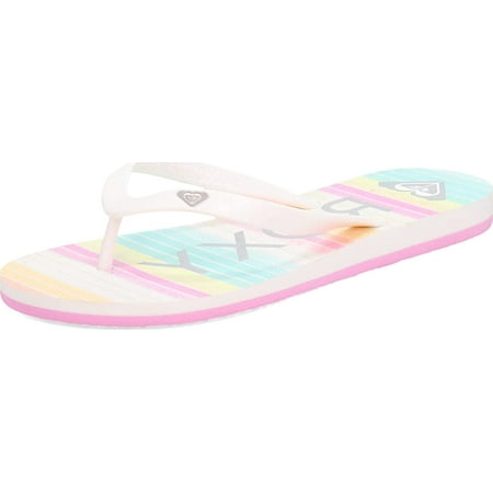 Roxy Womens Tahiti V Flip-Flop 7 Dove/Pink | Walmart Canada