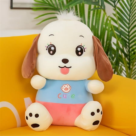 Adorable Cartoon Dog Plush Doll Soft Stuffed Toy Kid Hugging Pillow ...