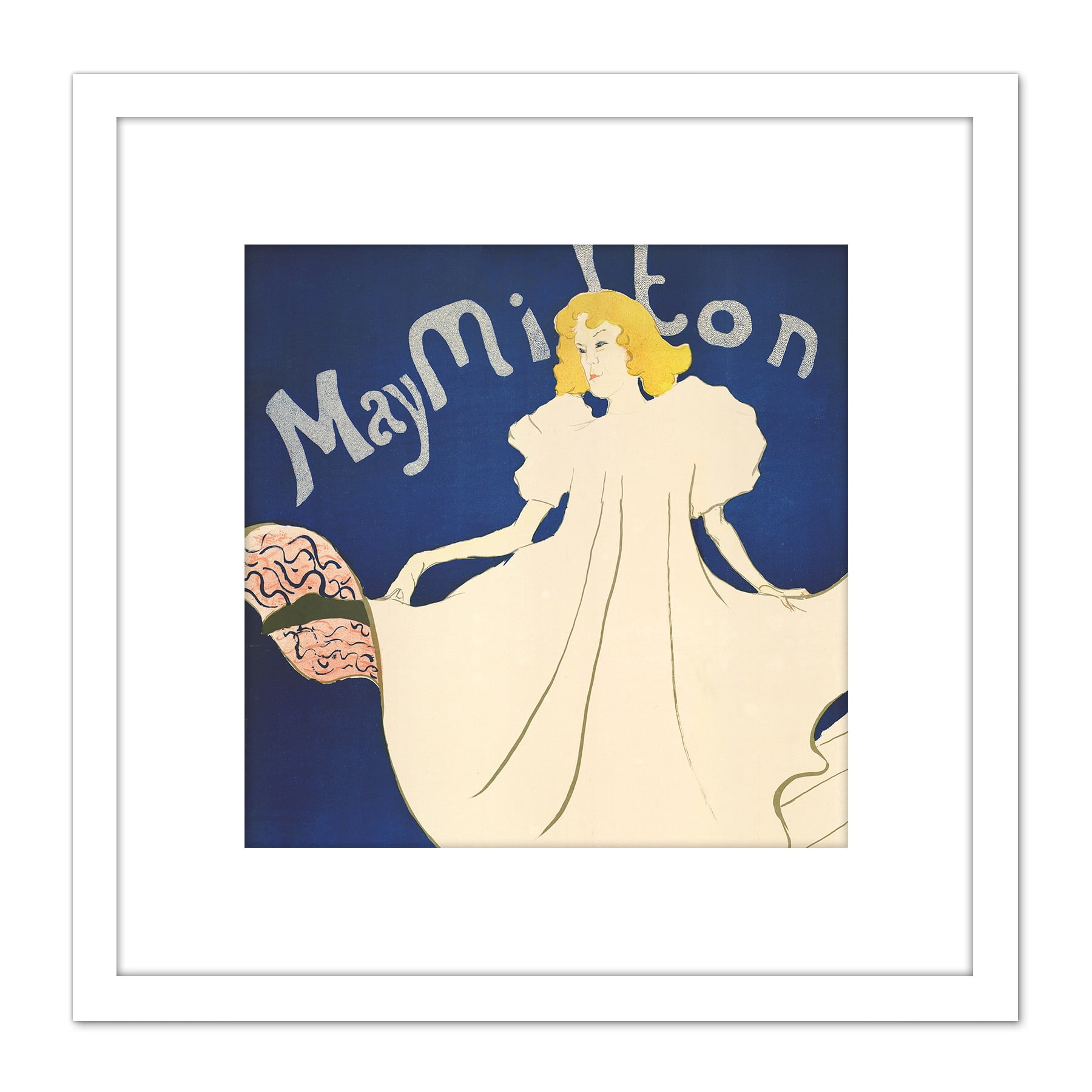 Toulouse-Lautrec Ballet Dancer May Milton Painting 8X8 Inch Square ...