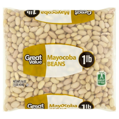 Great Value Dried Mayocoba Beans, 16 oz - Walmart.com