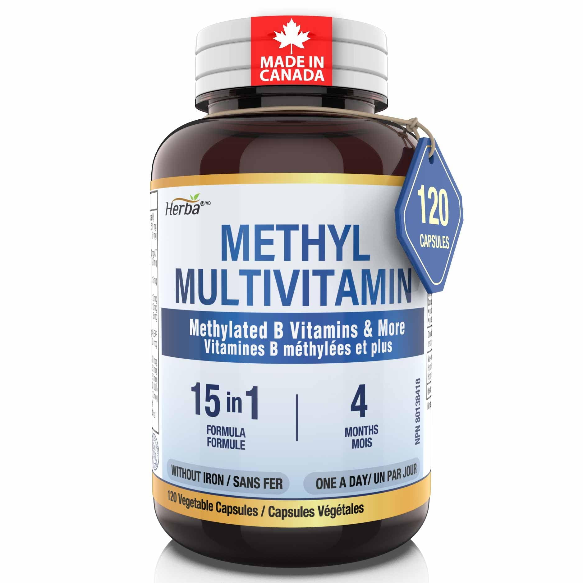 Click here for Herba Methylated Multivitamin With 500mg Tmg & Met... prices