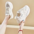 Women's Korean-Style Breathable Slip- Sneakers - Thick Cushioned Sole ...