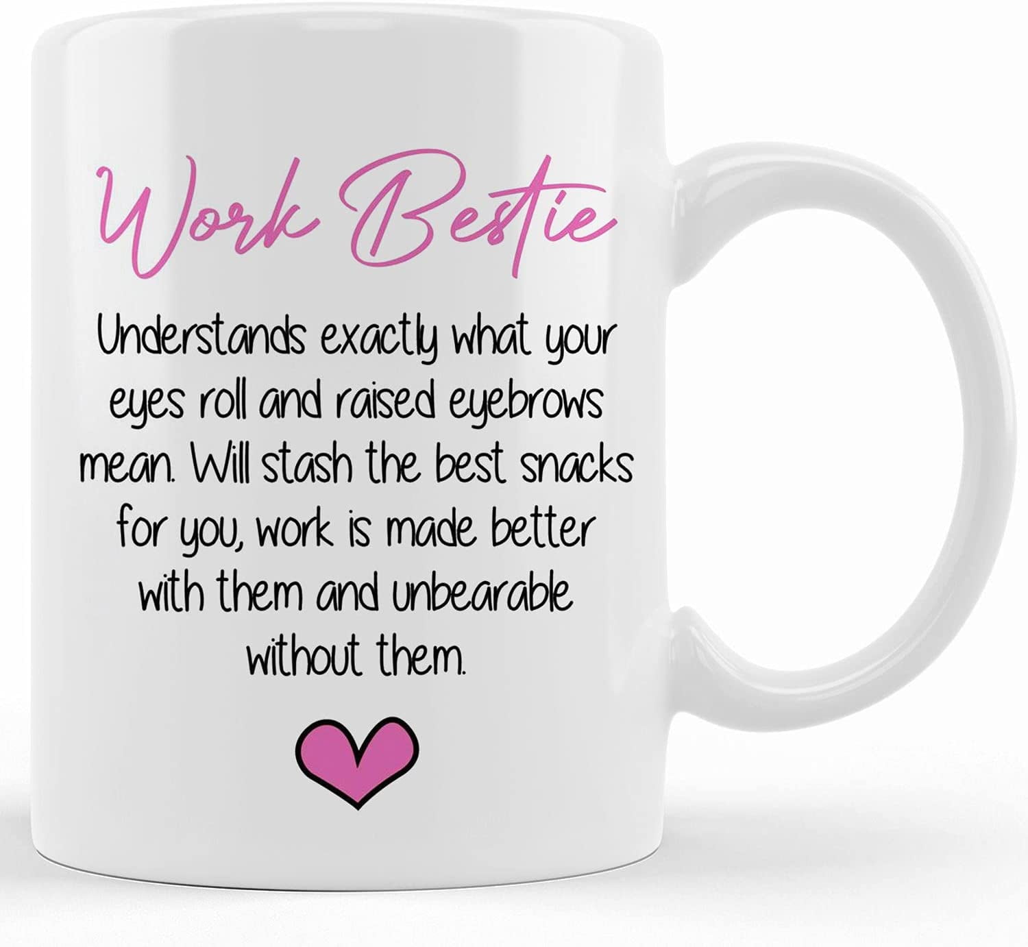 Personalized Work Bestie Definition Mug Gift For Colleague Coffee Mugs ...