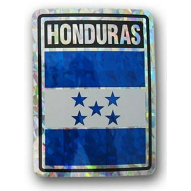 Honduras Country Flag Reflective Decal Bumper Sticker - Walmart.com