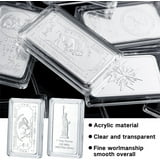 NOGIS Silver Bar Case 1 oz Silver Bar Holder Clear Acrylic Storage ...
