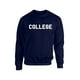 Animal House 'College' Crew Neck Sweatshirt-Navy-medium - Walmart.com