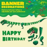 Joyfy Dinosaur Party Supplies Set with T-Rex Banner for Kids Ages 2 to ...