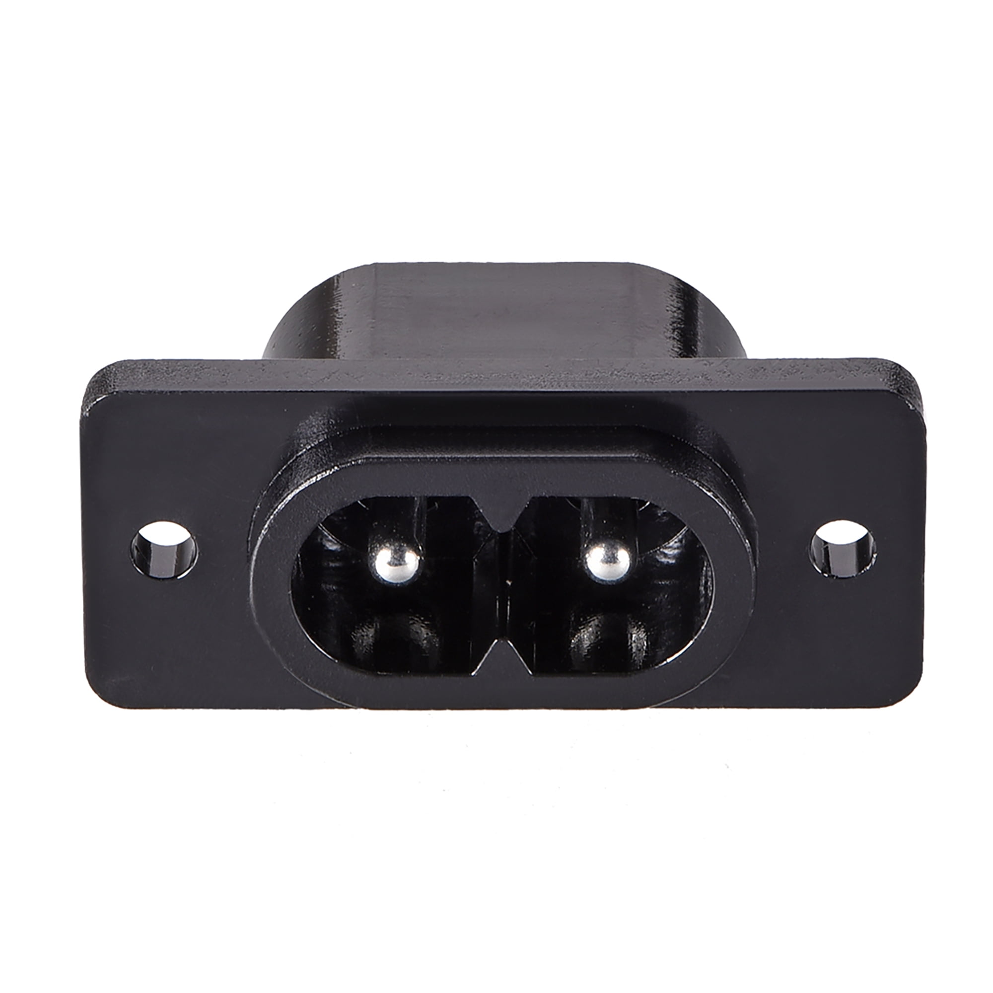 Panel Mount Plug Adapter AC 250V 2.5A C8 2 Pins IEC Inlet Module Plug ...