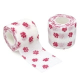 NIBOLOG 10Pcs Paw Print Pet Wrap Self-adhesive Non-Woven Fabric Tape ...