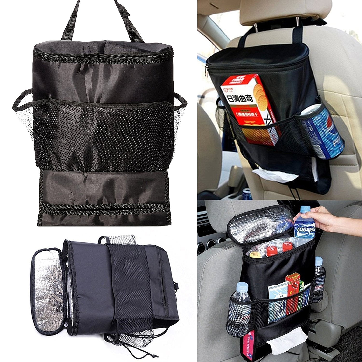 Xotic Tech 1x Organizer Multi-Pocket Back Seat Road Trip Traveler ...