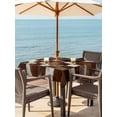 Abstract Plaid Outdoor Rectangle Tablecloth with Umbrella Hole 54"x54 ...