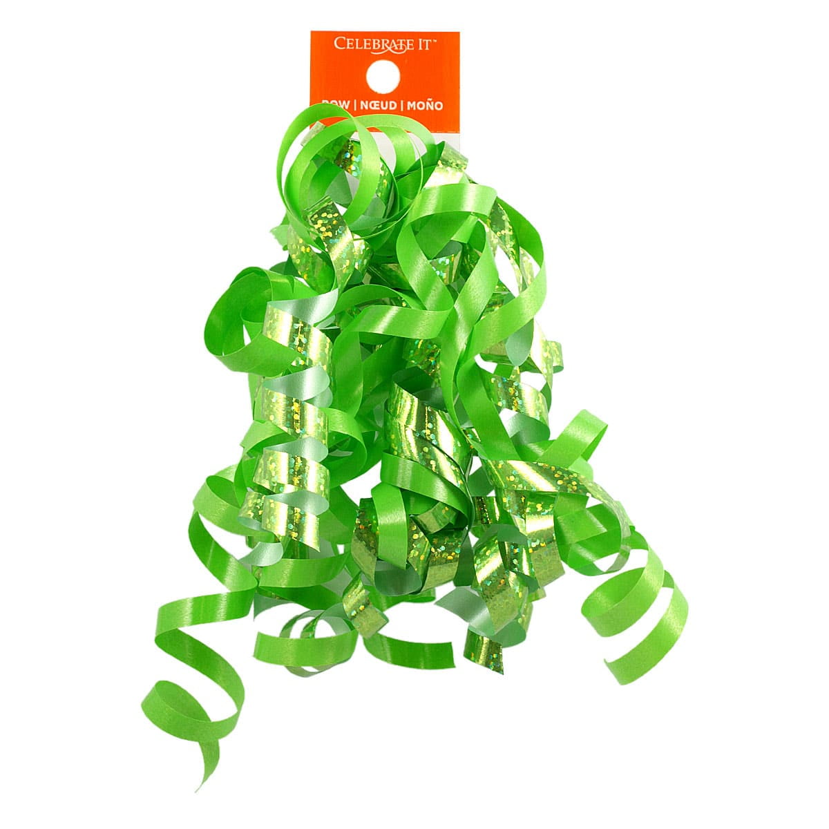 12 Pack: Lime Green Curling Ribbon Bow by Celebrate It™ - Walmart.com