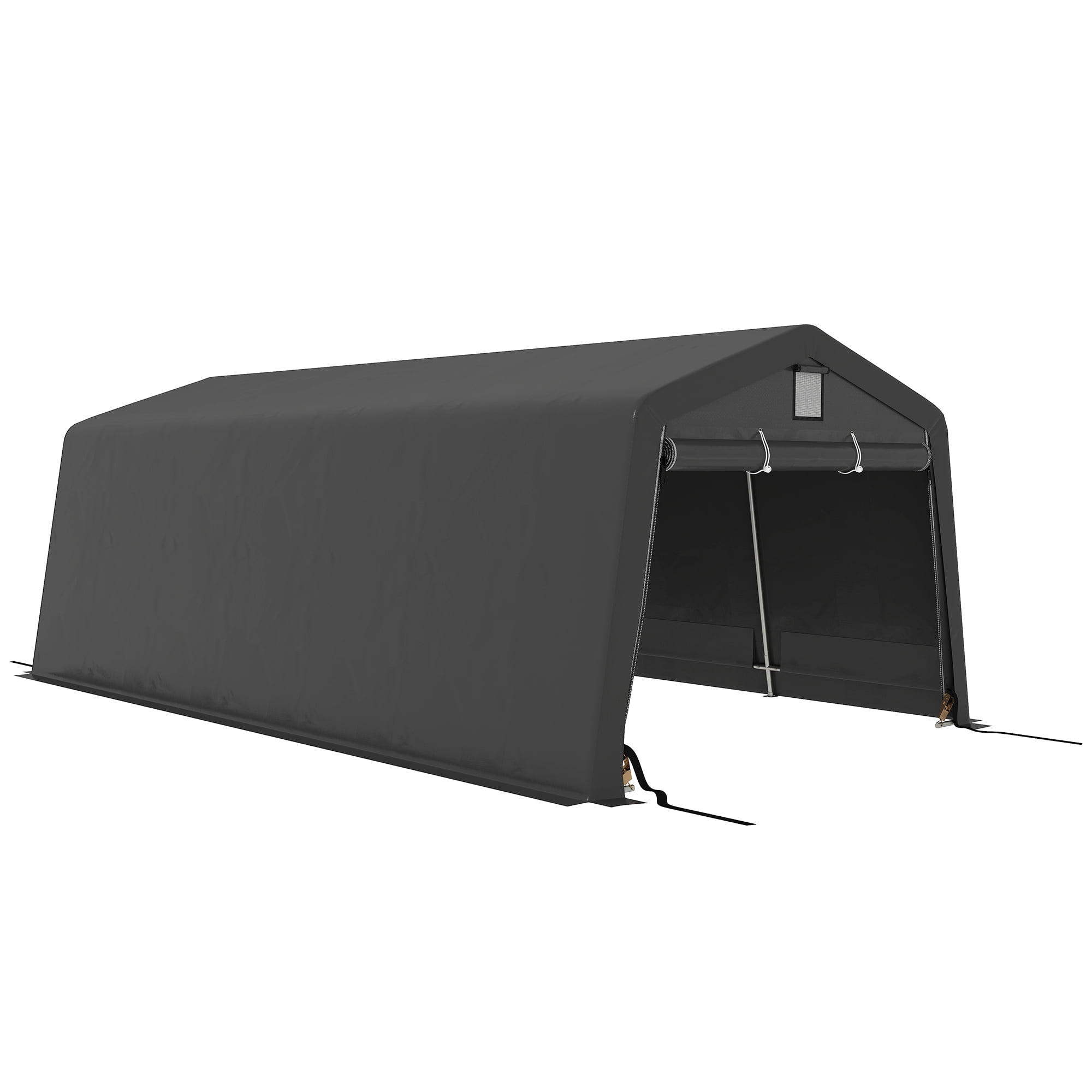 Click here for Outsunny 11 X 20 Garage Carport With Ventilation W... prices