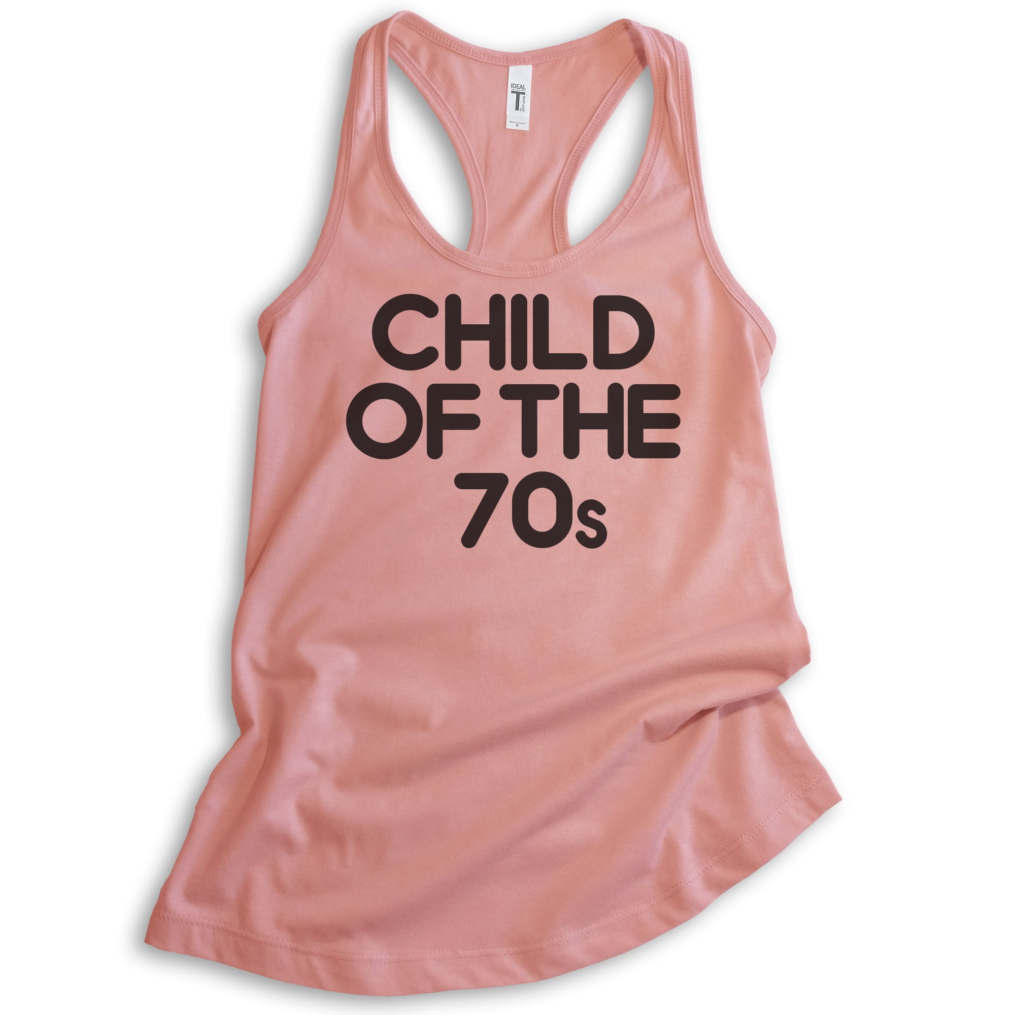 Child Of The 70s Tank Top, Ladies Racerback Tank Top, Nostalgia Tank ...