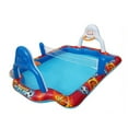 Banzai 4-in-1 Outdoor Inflatable Sports Arena, Play Center Pool with 3 ...