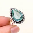 Aquamarine Gemstone 925 Sterling Silver Ring, 16X12 mm Pear Gemstone ...