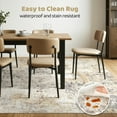 UERMEI 8'x10' Washable Area Rugs for Living Room, Modern Abstract ...