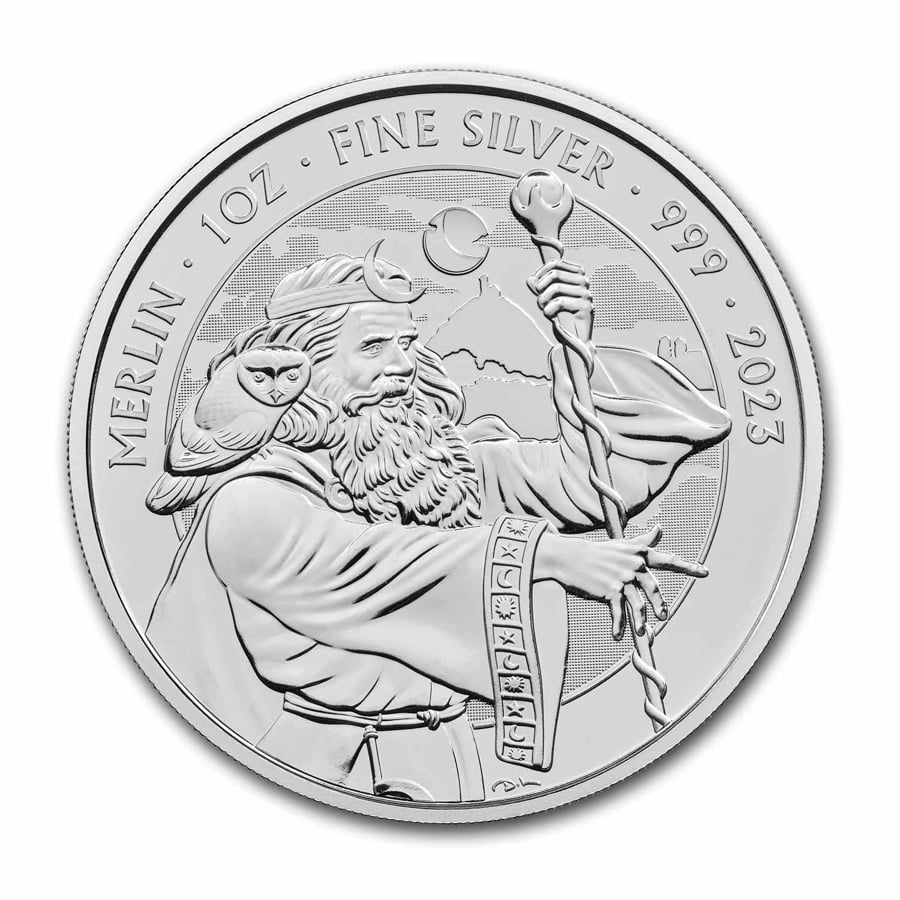 2023 Great Britain 1 oz Silver Myths & Legends: Merlin BU - Walmart.com