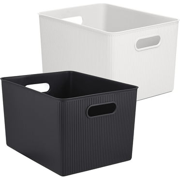 Box Partners Space Age Totes,23x15x16,BL,6/CS - BXP BINS189 - Walmart.com