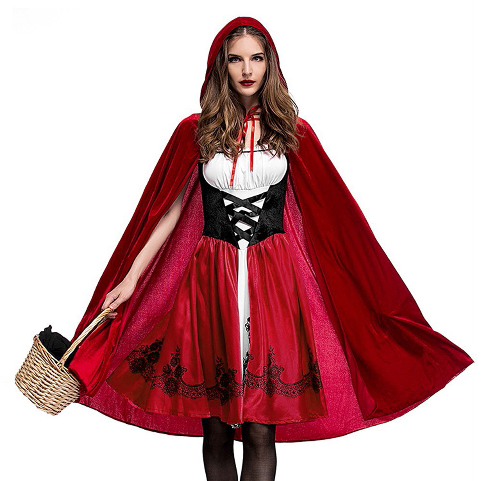 ONHUON Women Halloween Costume Cosplay Ball Party Hooded Bandage Shawl ONHUON Women Halloween Costume Cosplay Ball Party Hooded Bandage Shawl