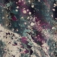 SAFAVIEH Radiance Jasna Abstract Area Rug, Teal/Magenta, 3'3" x 5 ...