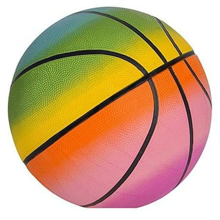 9.5" Rainbow Basketball - Walmart.com