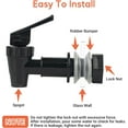 10 Sets Replacement Cooler Faucet, Reusable Plastic Spigot for Beverage ...