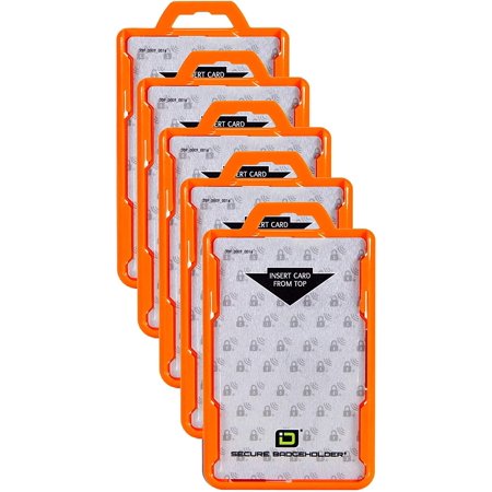 RFID Blocking Secure Badge Holder Duolite 2 Card ID Holder Poly ...
